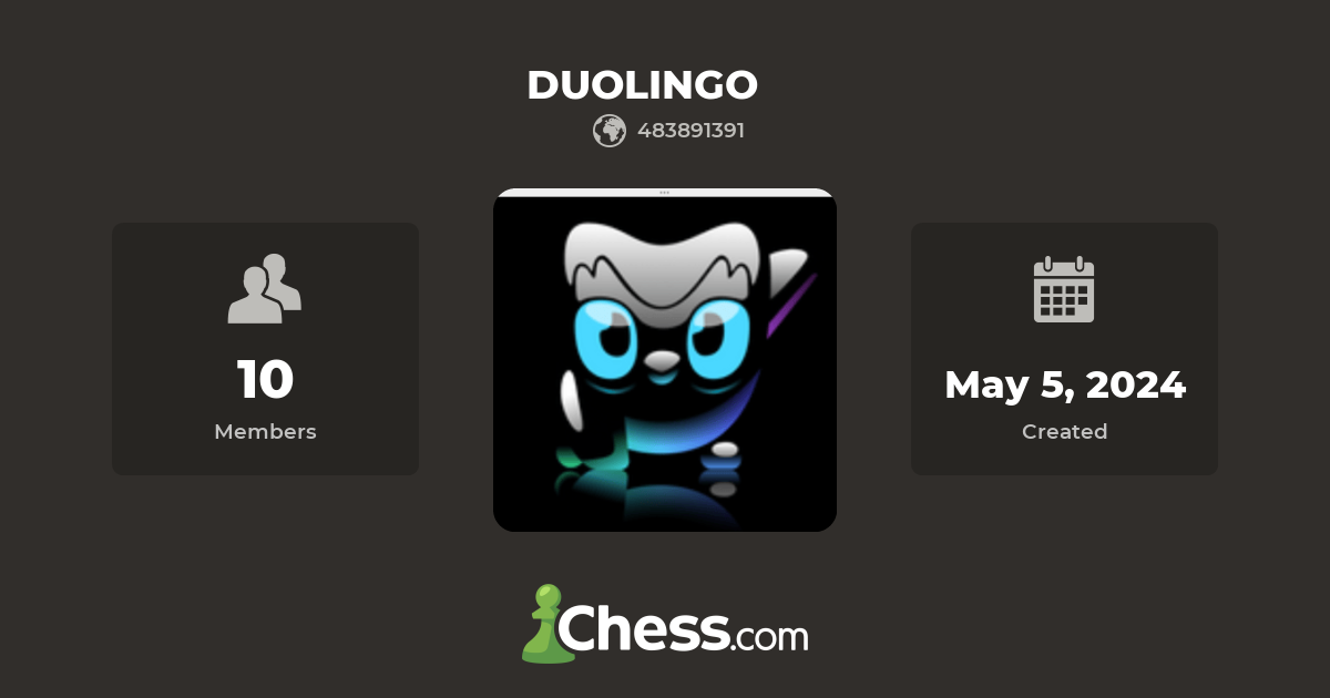 DUOLINGO - Chess Club - Chess.com