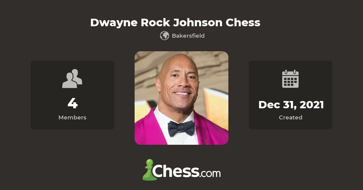 Dwayne Rock Johnson Chess - Chess Club - Chess.com