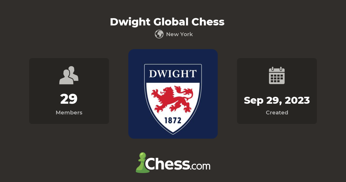 Dwight Global Chess - Chess Club - Chess.com