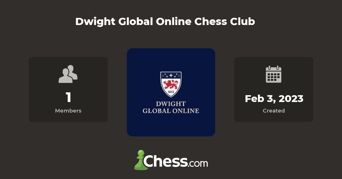Dwight Global Online Chess Club - Chess Club - Chess.com