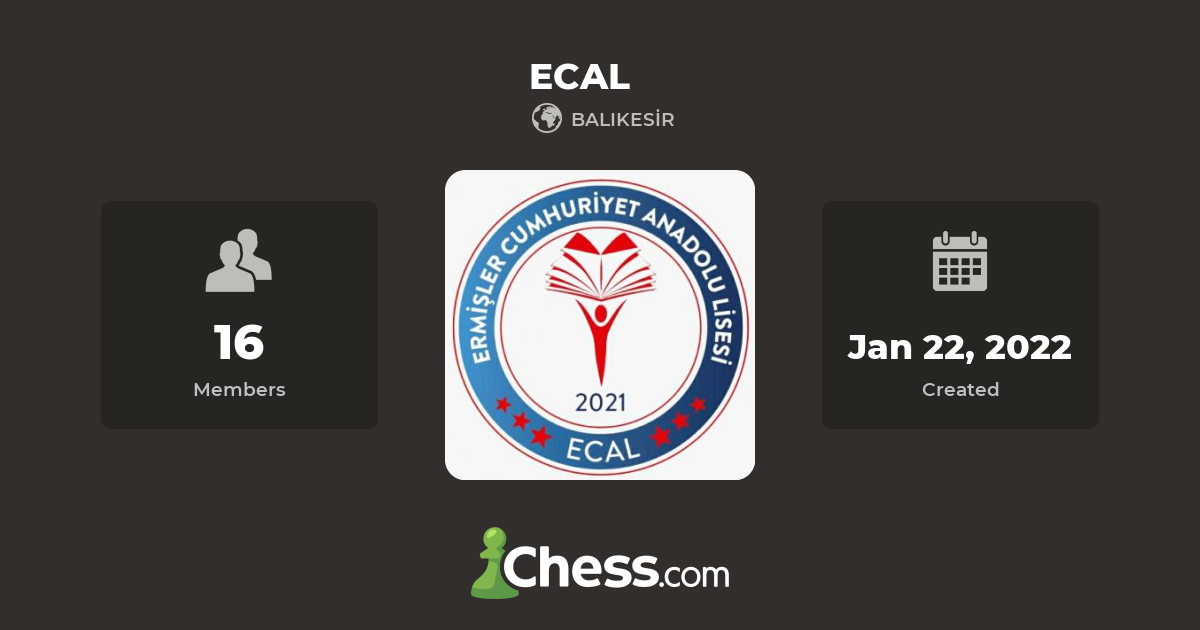 ECAL - Chess Club - Chess.com