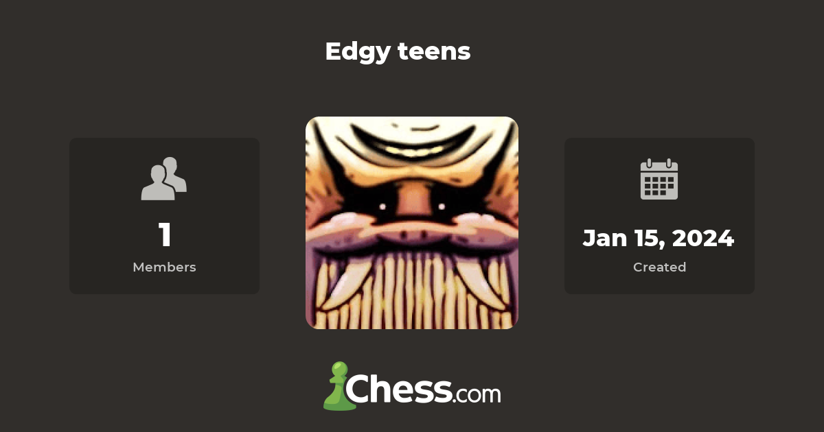 Edgy teens - Chess Club - Chess.com
