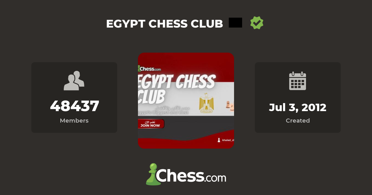EGYPT CHESS CLUB - Chess Club - Chess.com