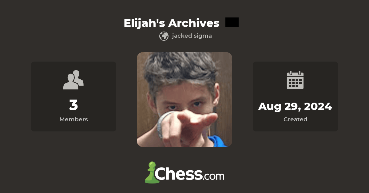 Elijah's Archives - Chess Club - Chess.com