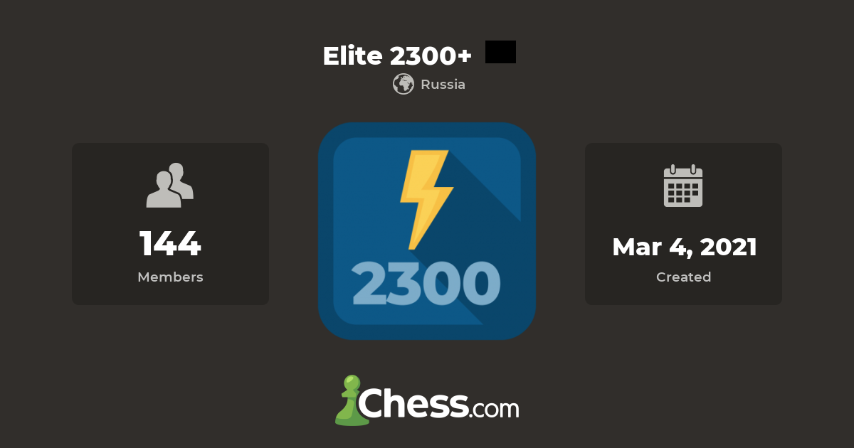Elite 2300+ - Chess Club - Chess.com