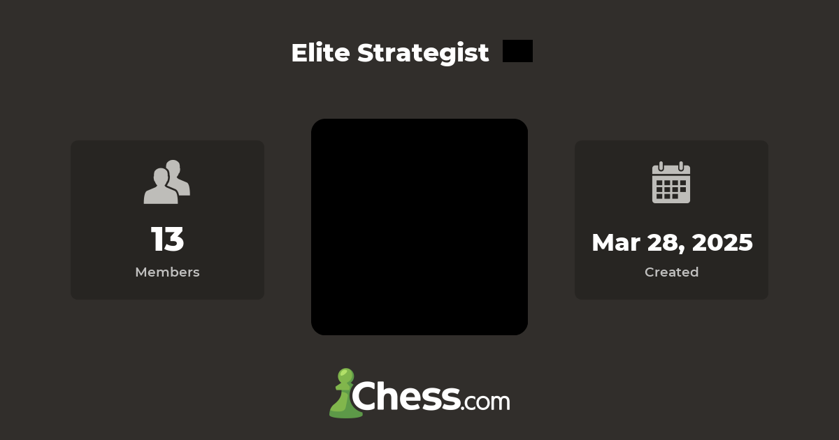 Elite Strategist - Chess Club - Chess.com
