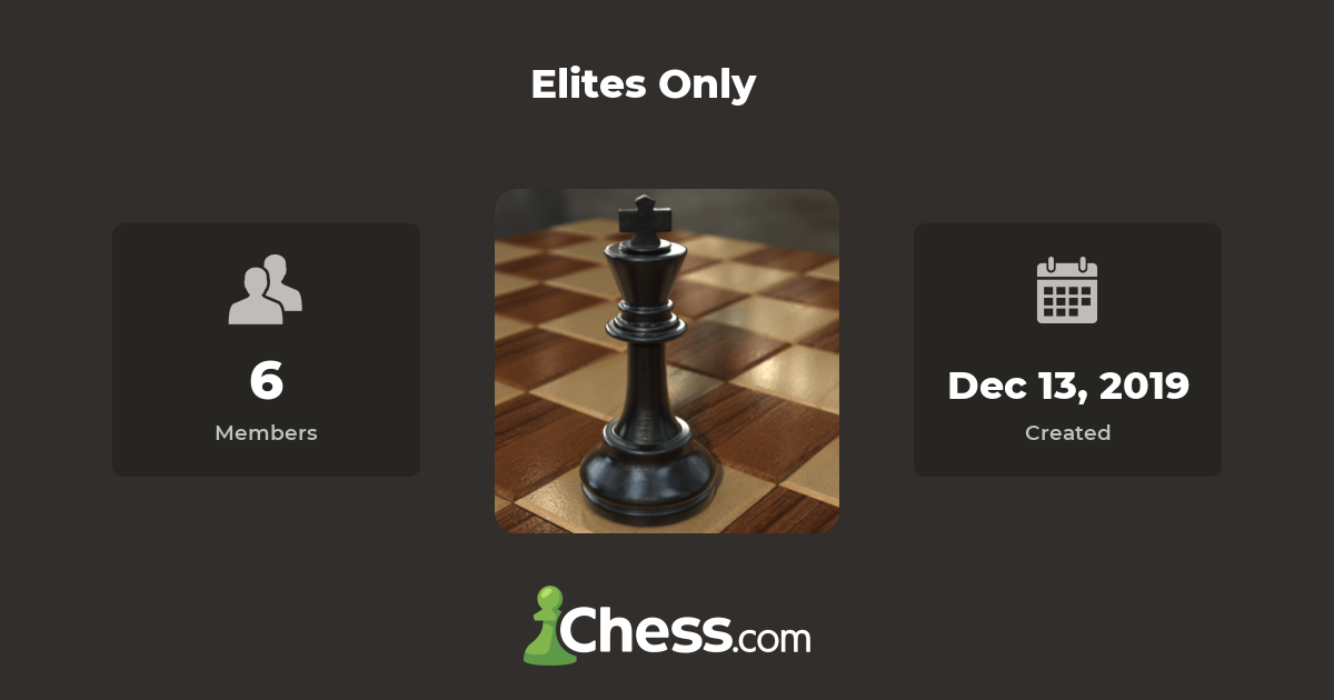 Elites Only - Chess Club - Chess.com