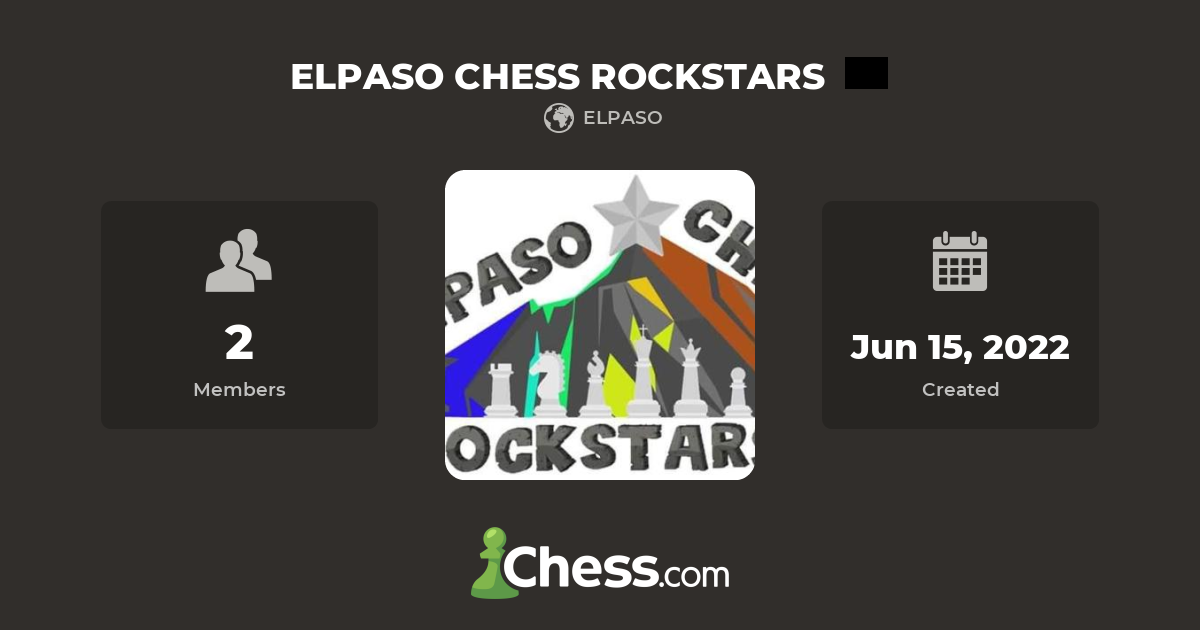 ELPASO CHESS ROCKSTARS - Chess Club - Chess.com