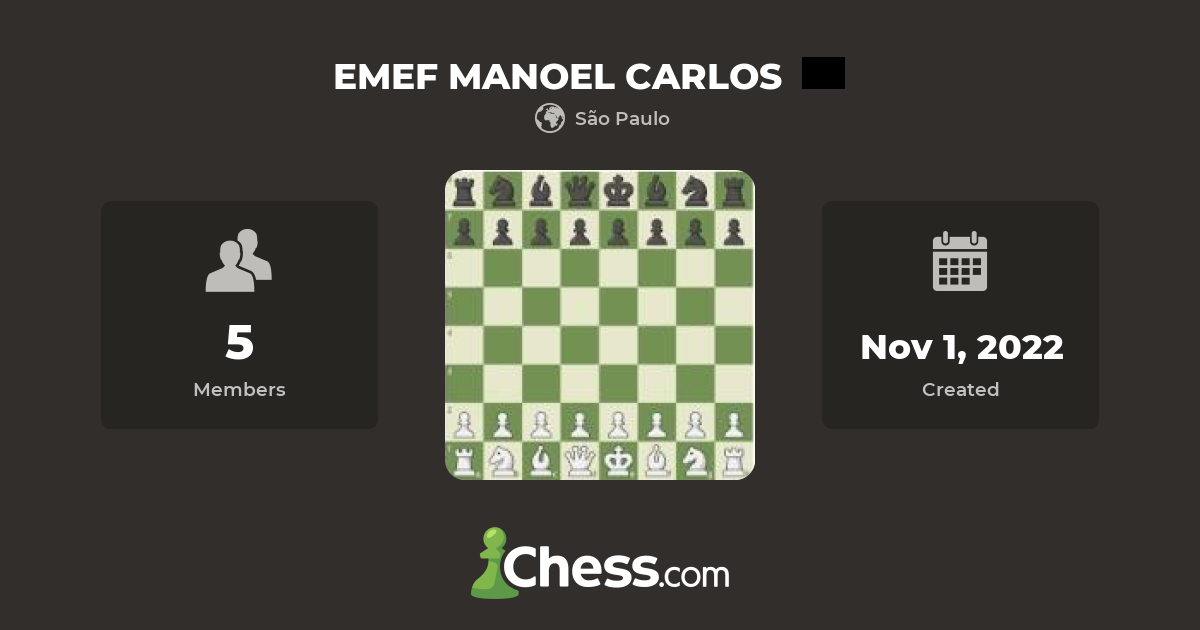 EMEF MANOEL CARLOS - Chess Club - Chess.com