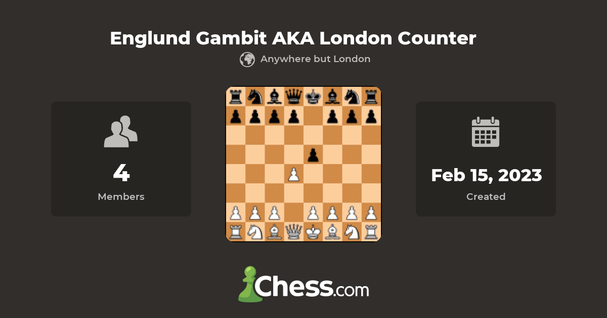 Englund Gambit AKA London Counter - Chess Club - Chess.com
