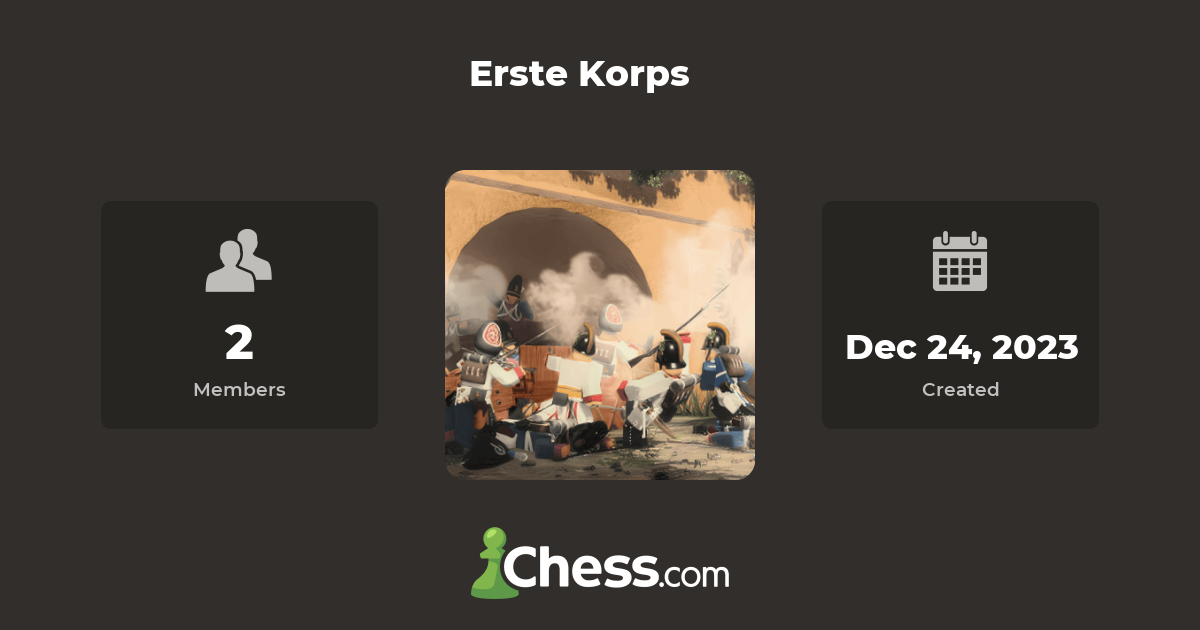 Erste Korps - Chess Club - Chess.com