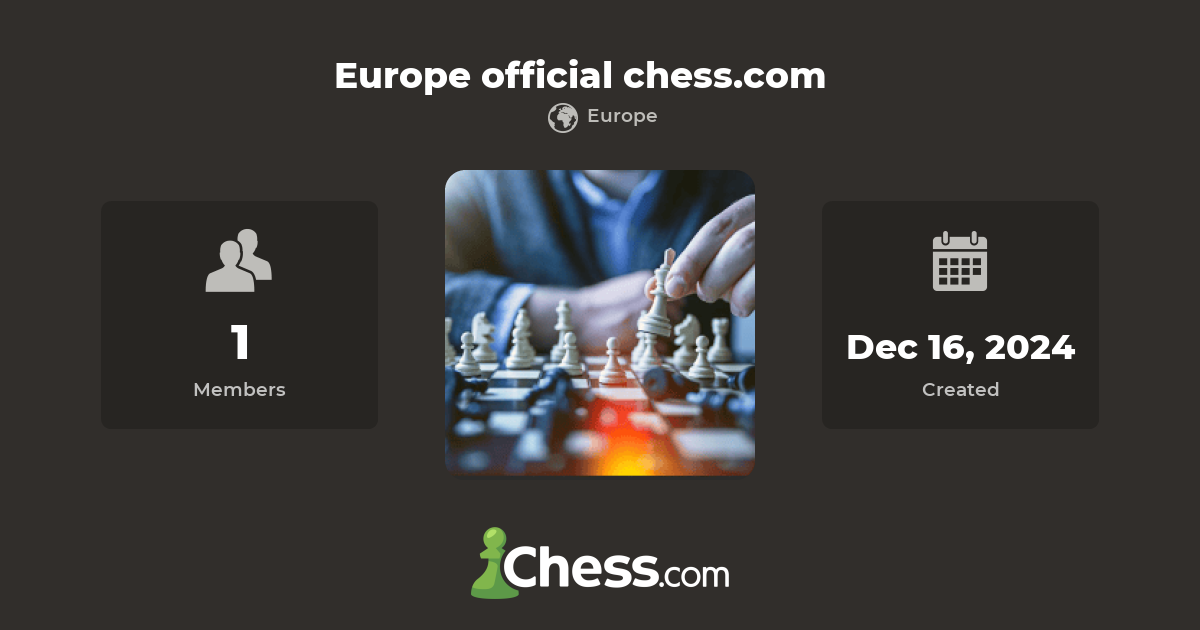 Europe official chess.com - Chess Club - Chess.com