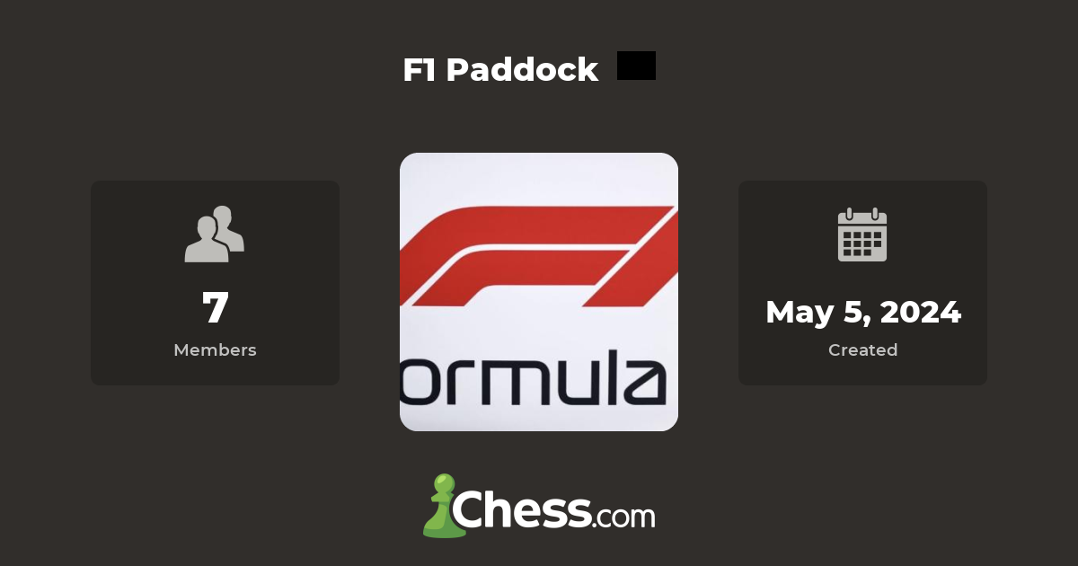 F1 Paddock - Chess Club - Chess.com