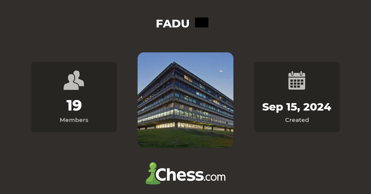 FADU - Chess Club - Chess.com
