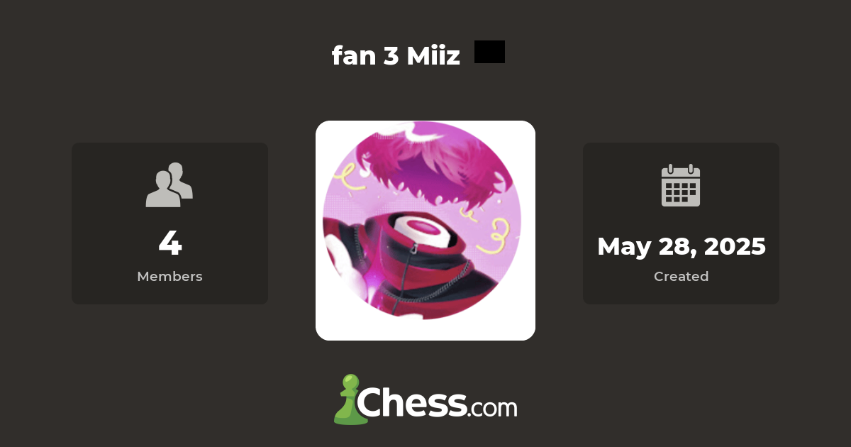 fan 3 Miiz - Chess Club - Chess.com