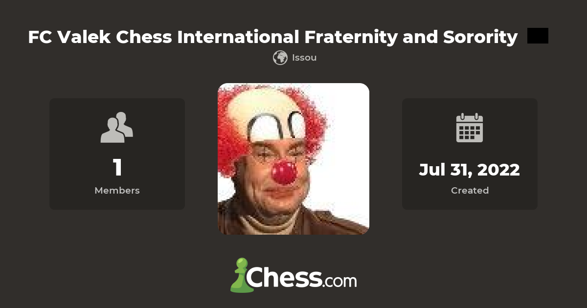 FC Valek Chess International Fraternity and Sorority - Chess Club ...