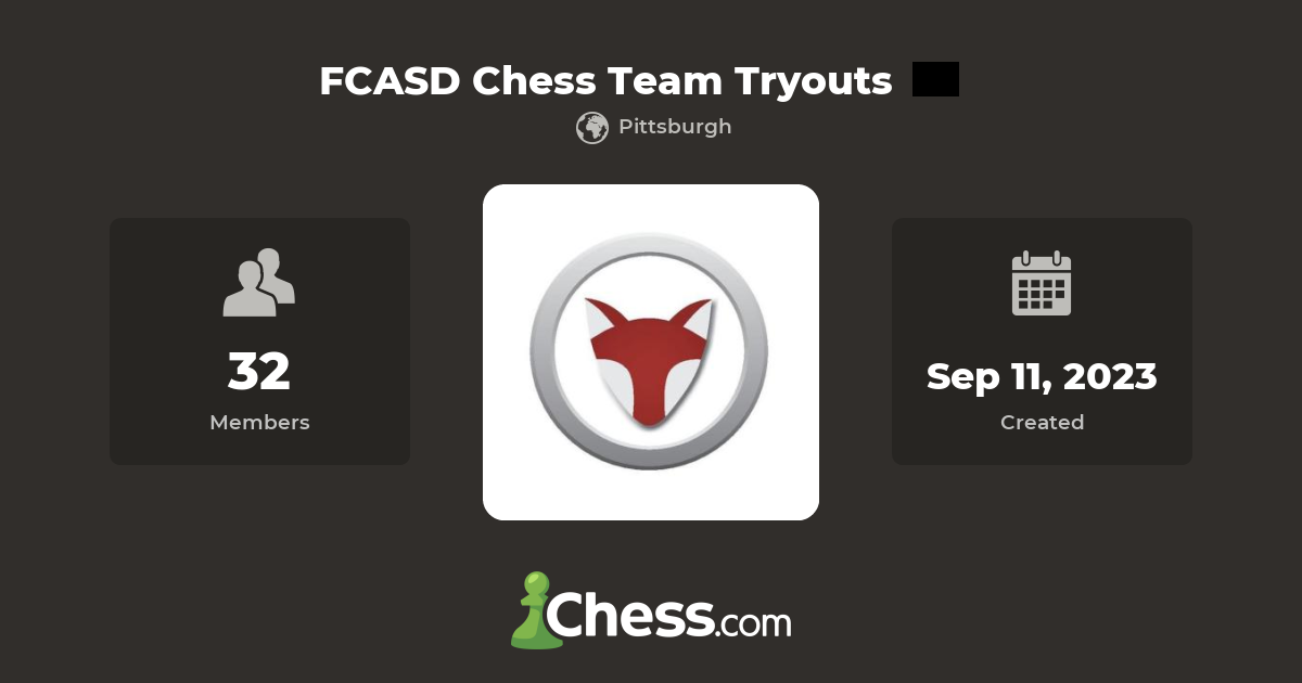 FCASD Chess Team Tryouts - Chess Club - Chess.com