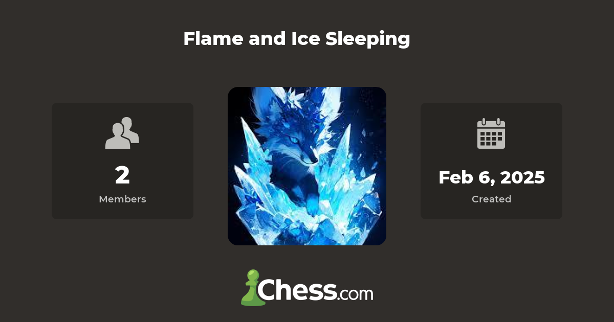 Flame and Ice Sleeping - Chess Club - Chess.com