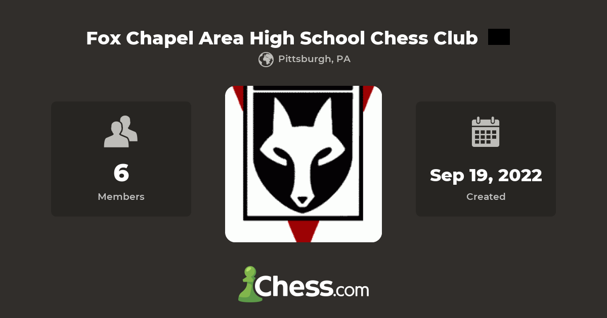 Fox Chapel Area High School Chess Club - Chess Club - Chess.com