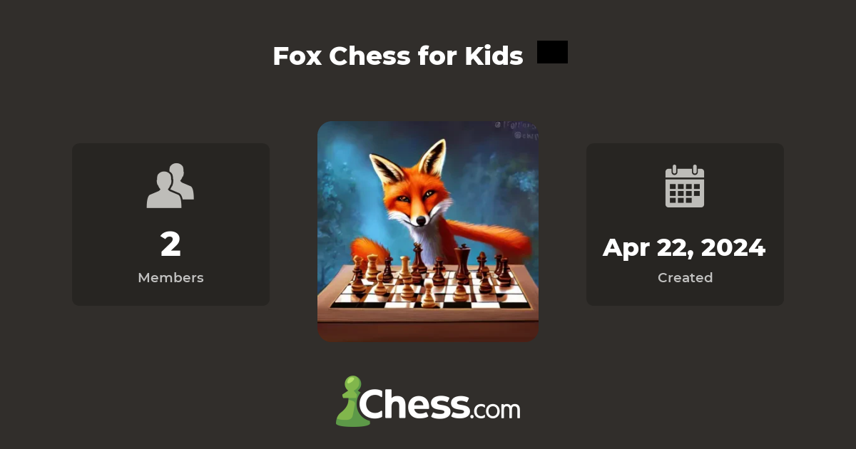 Fox Chess for Kids - Chess Club - Chess.com