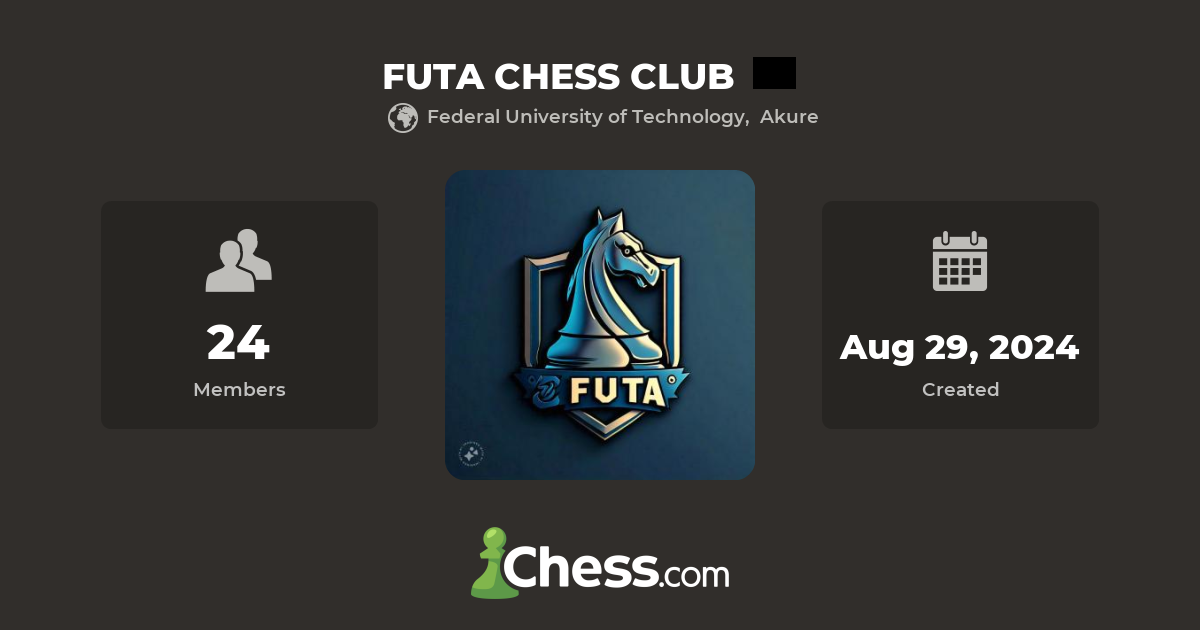 FUTA CHESS CLUB - Chess Club - Chess.com