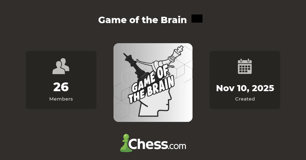 Game of the Brain - Chess Club - Chess.com