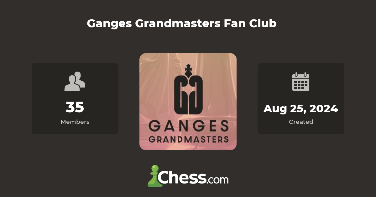Ganges Grandmasters Fan Club - Chess Club - Chess.com