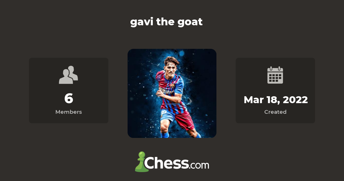 gavi the goat - Chess Club - Chess.com