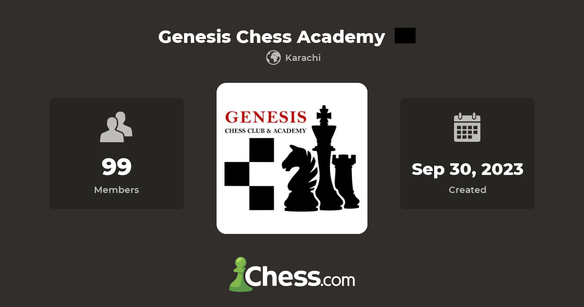 Genesis Chess Academy - Chess Club - Chess.com