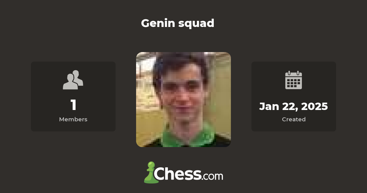 Genin squad - Chess Club - Chess.com