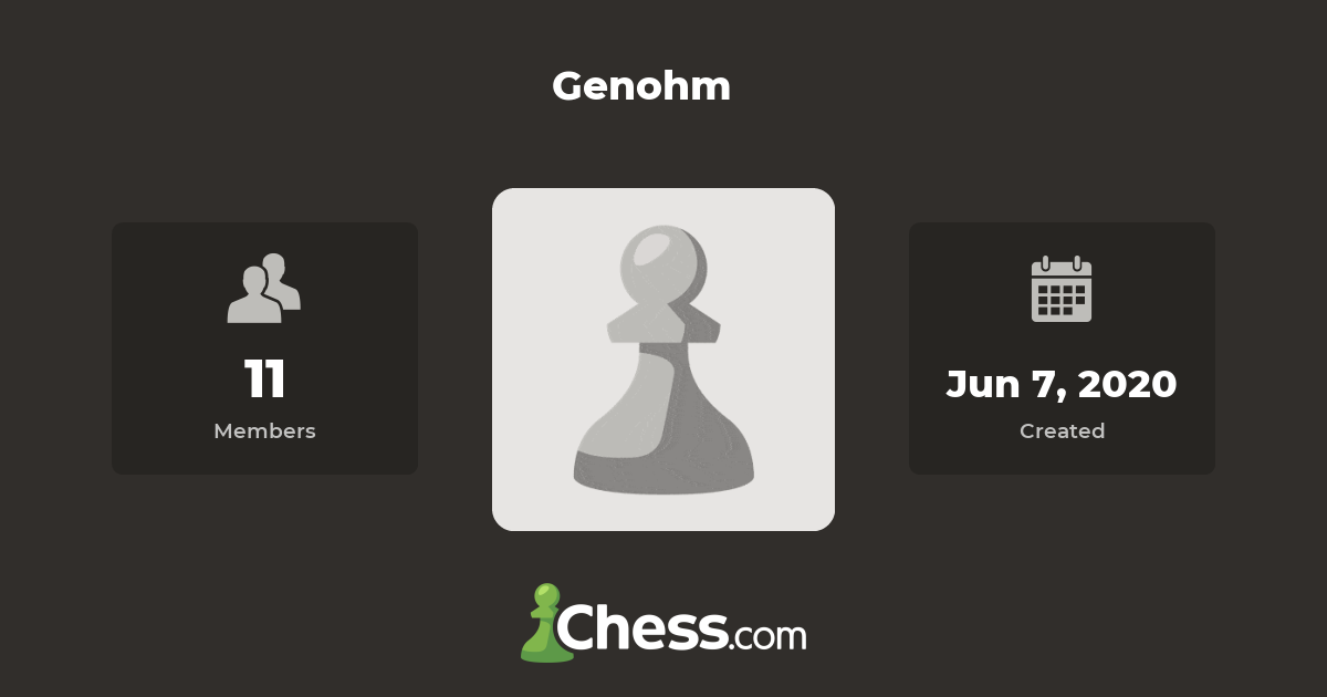 Genohm - Chess Club - Chess.com