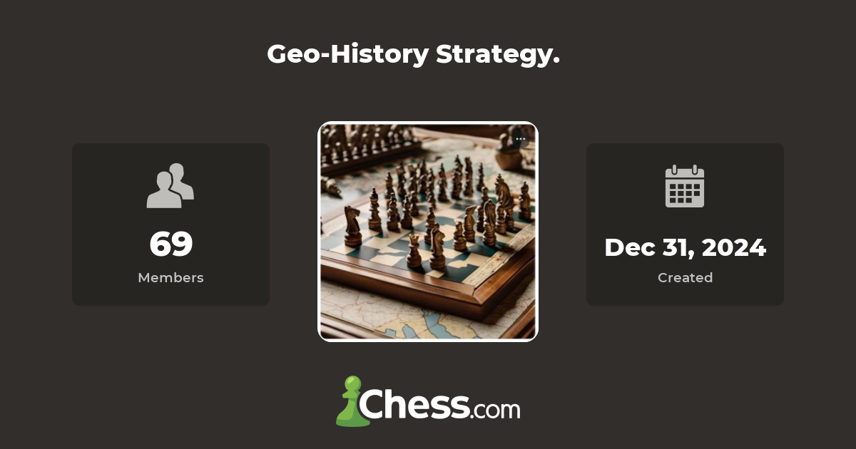 Geo-History Strategy. - Chess Club - Chess.com