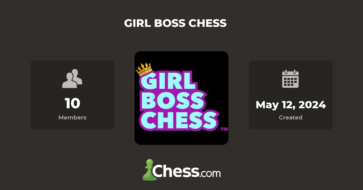 GIRL BOSS CHESS - Chess Club - Chess.com