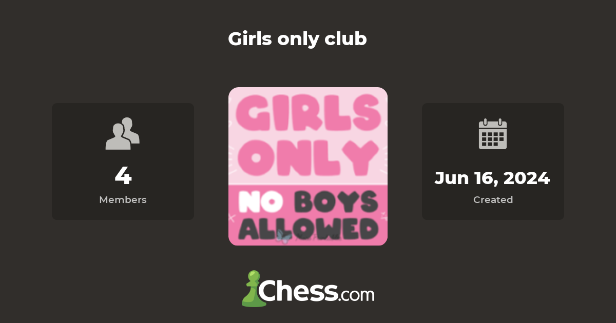 Girls only club - Chess Club - Chess.com