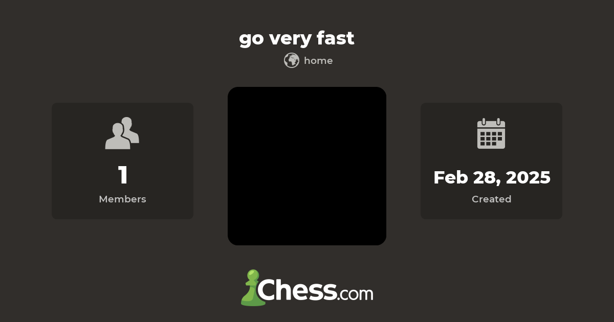go very fast - Chess Club - Chess.com