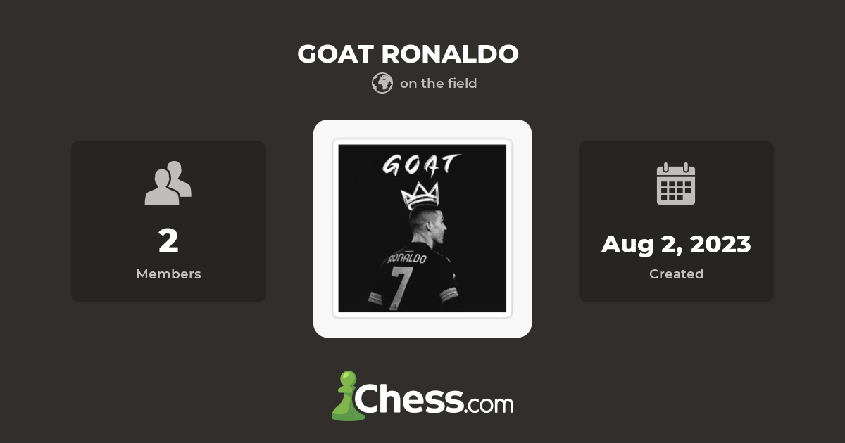 GOAT RONALDO - Chess Club - Chess.com