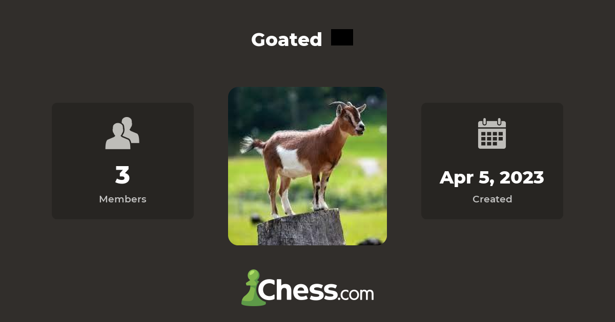 Goated - Chess Club - Chess.com