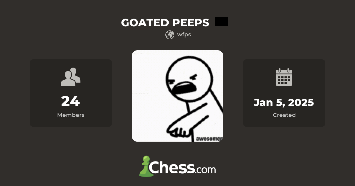 GOATED PEEPS - Chess Club - Chess.com