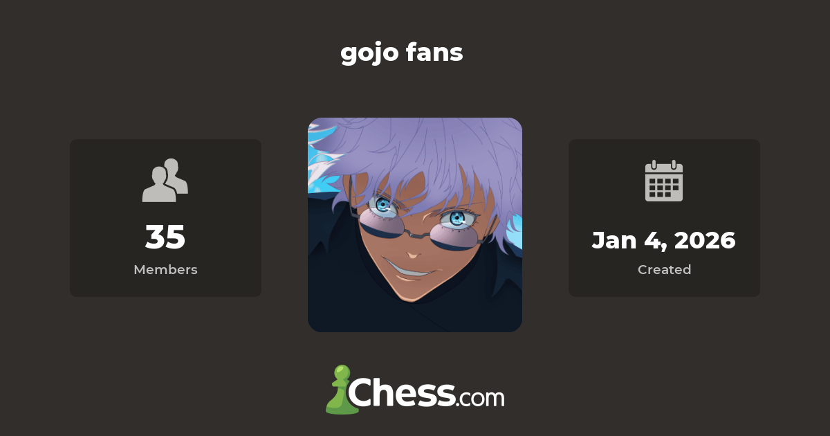 gojo fans - Chess Club - Chess.com
