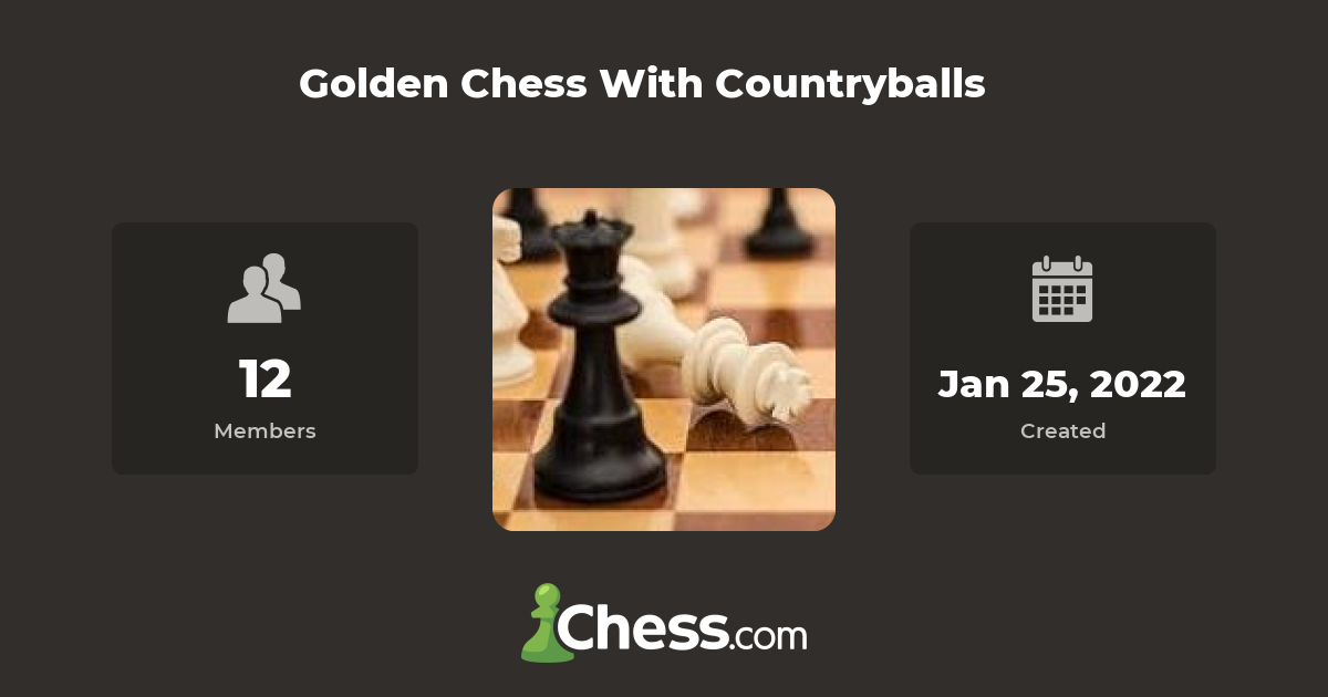 Golden Chess With Countryballs - Chess Club - Chess.com