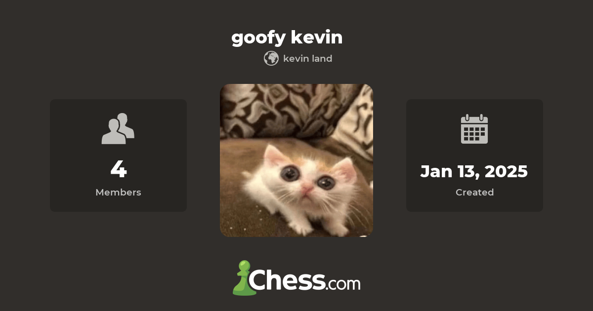goofy kevin - Chess Club - Chess.com