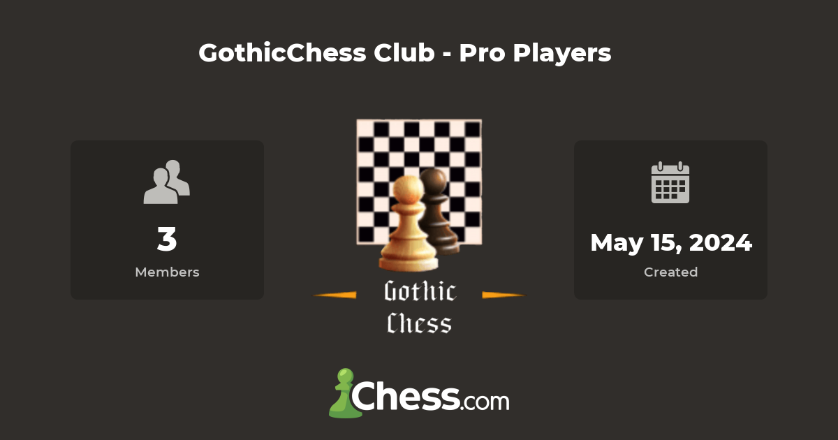 GothicChess Club - Pro Players - Chess Club - Chess.com