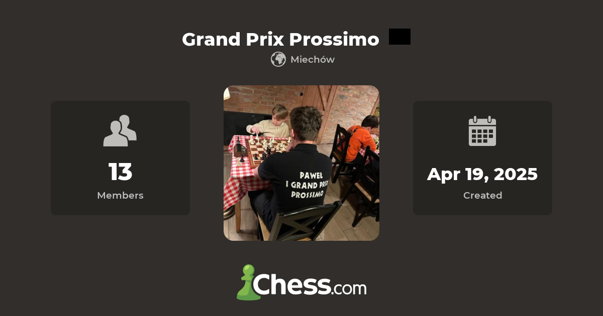 Grand Prix Prossimo - Chess Club - Chess.com