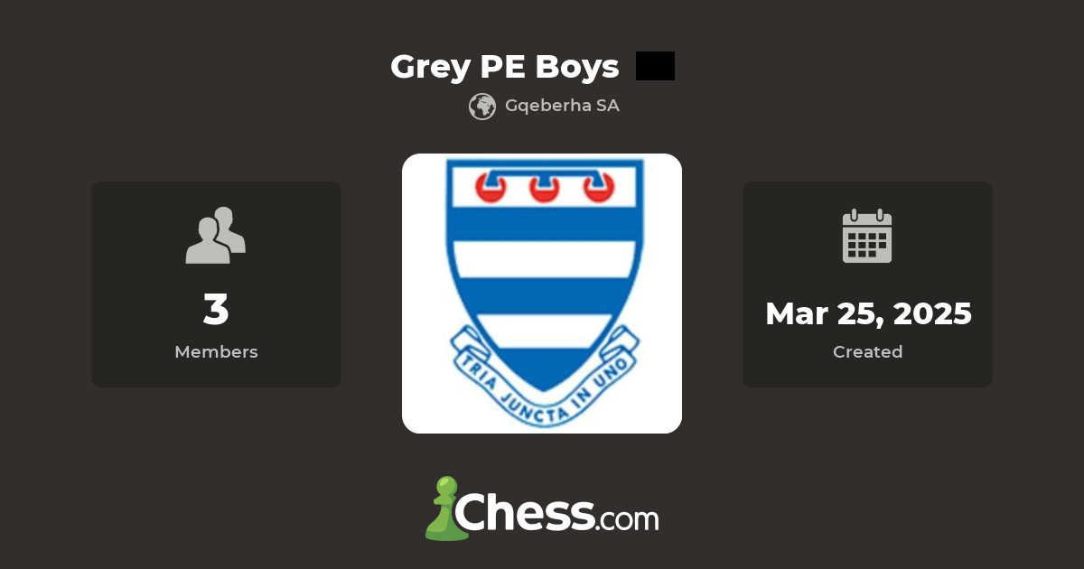 Grey PE Boys - Chess Club - Chess.com