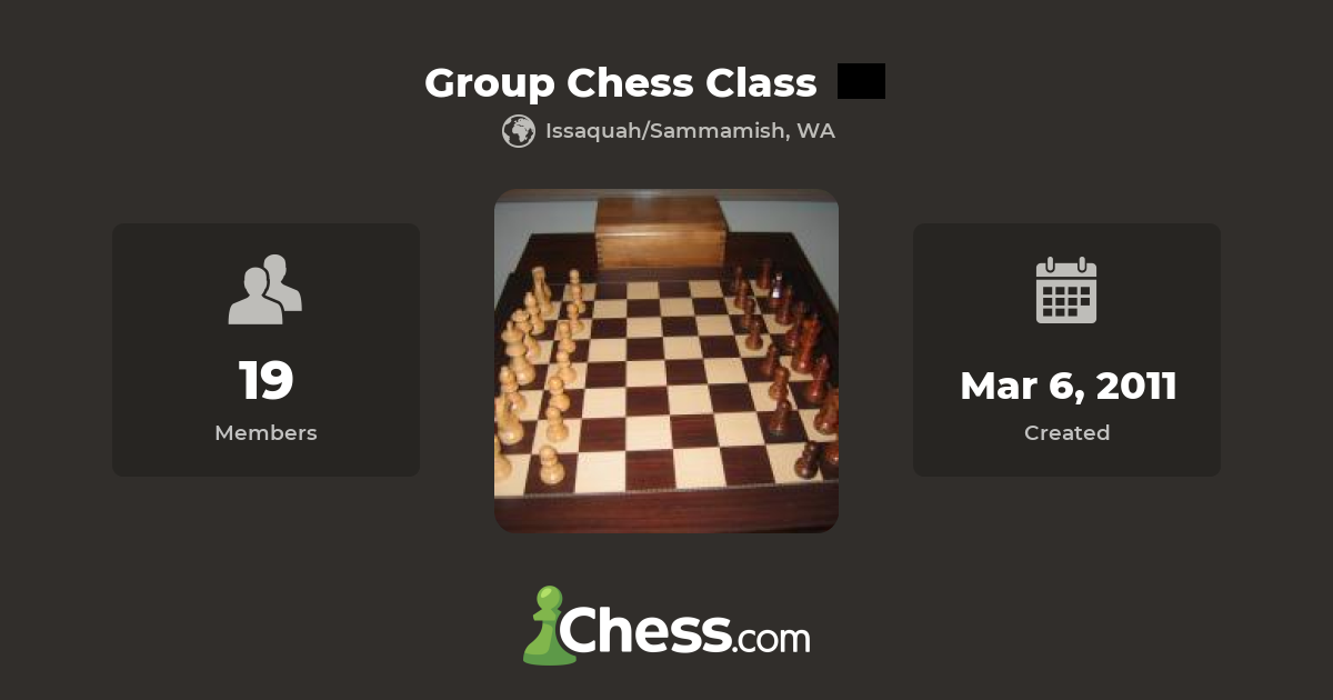 Group Chess Class - Chess Club - Chess.com