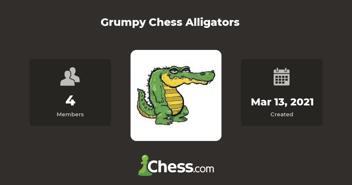 Grumpy Chess Alligators - Chess Club - Chess.com