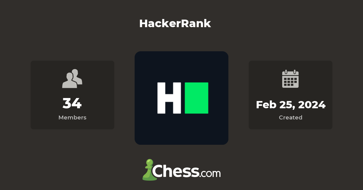 HackerRank - Chess Club - Chess.com