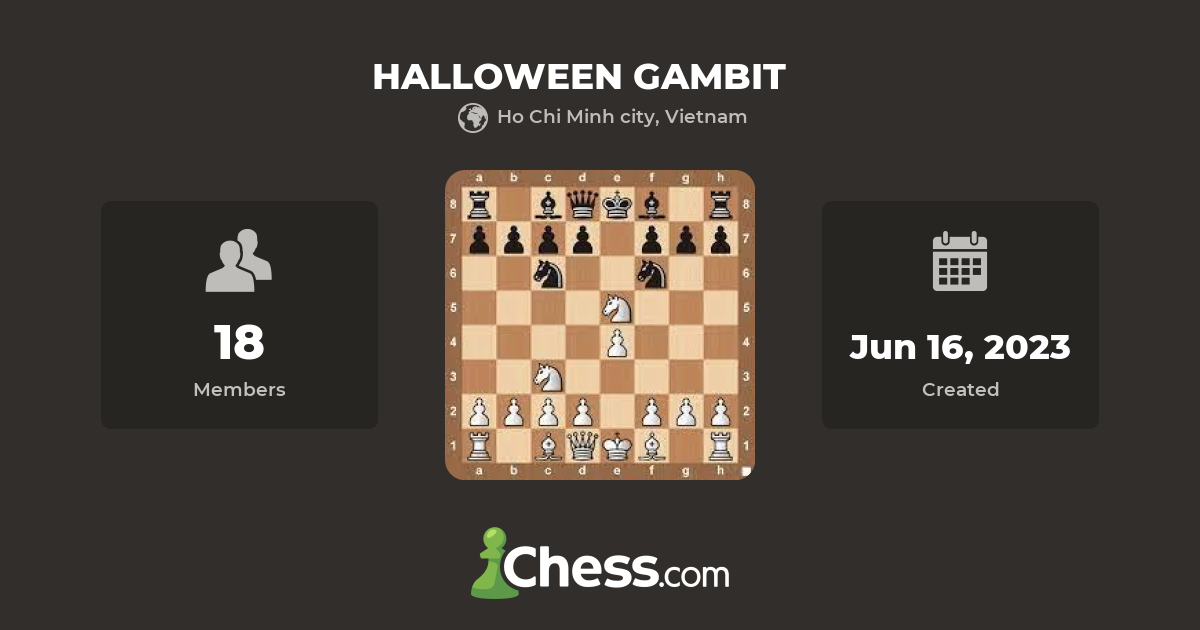 HALLOWEEN GAMBIT - Chess Club - Chess.com HALLOWEEN GAMBIT - Chess Club - Chess.com