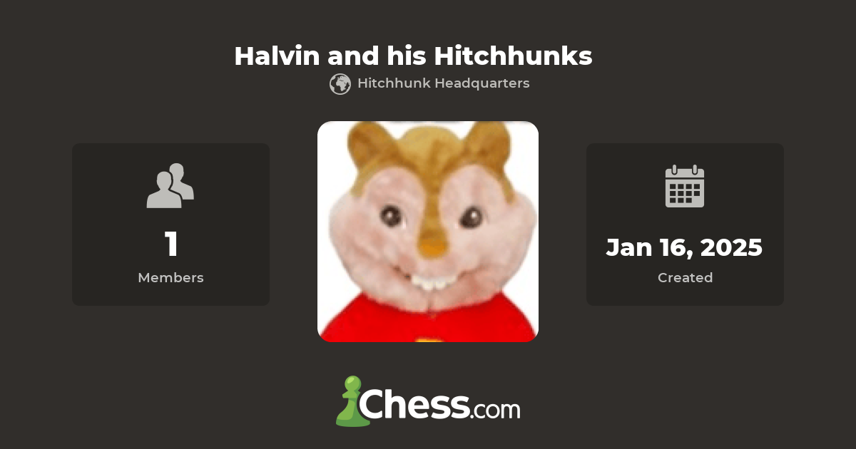 Halvin and his Hitchhunks - Chess Club - Chess.com