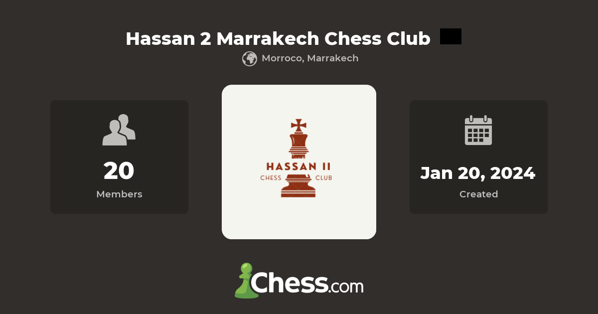 Hassan 2 Marrakech Chess Club - Chess Club - Chess.com